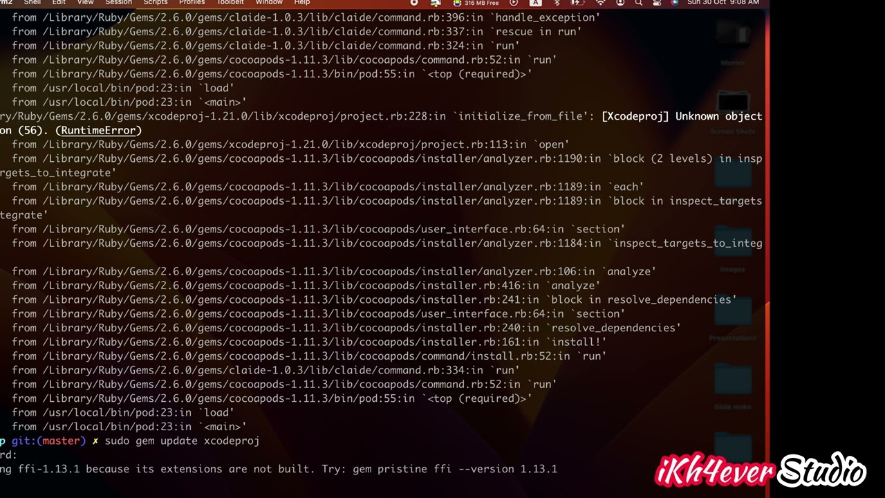 [Fixed] | [Xcodeproj] Unknown Object Version (56) Xcode 14 Pod Install (2022)