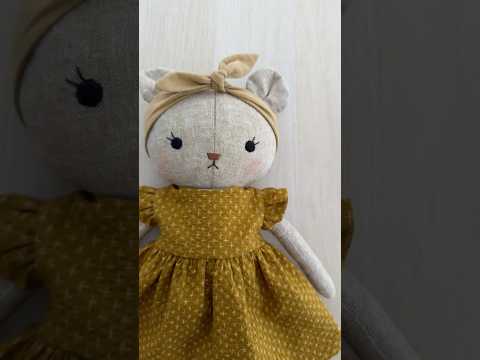 This autumn inspired bear was made with my sewing patterns #teddybear #sewing #sewingpatterns