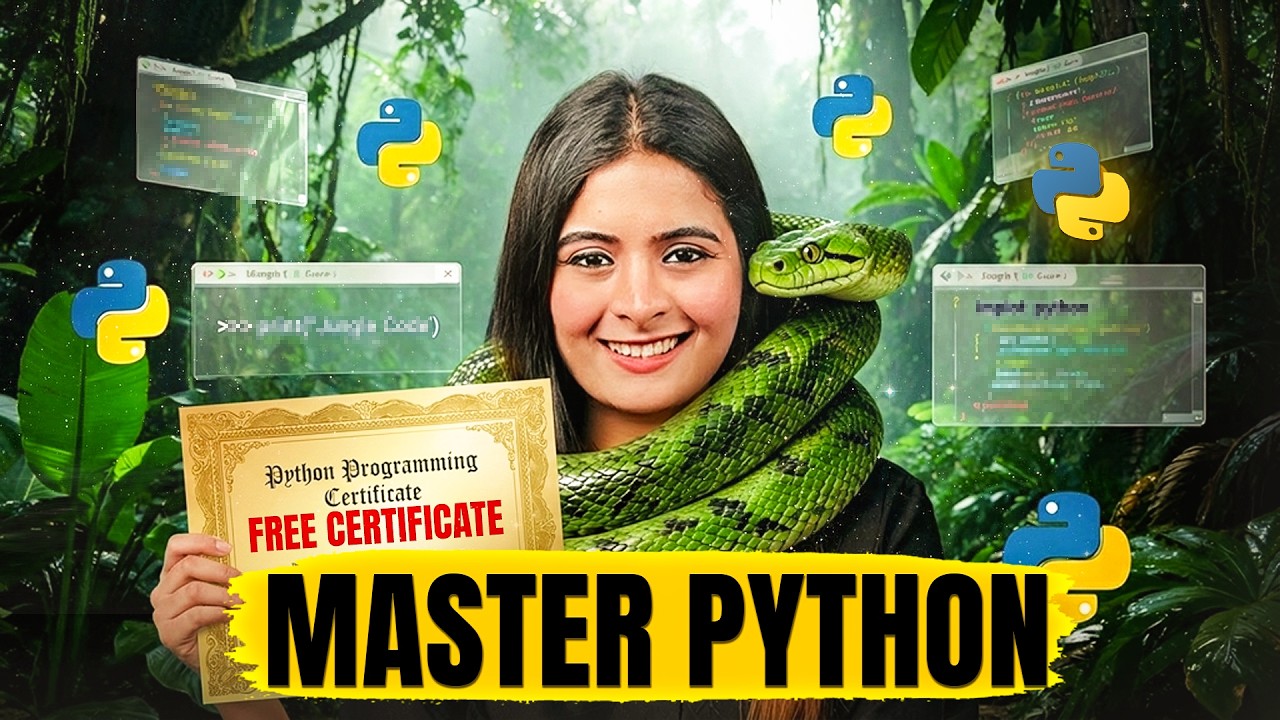 Complete Python Course 2026 | Beginner To Advance | Free Certificate