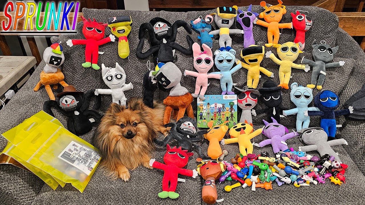 HUGE New Sprunki Plush & Toys Unboxing Video! #sprunki #sprunkiincredibox