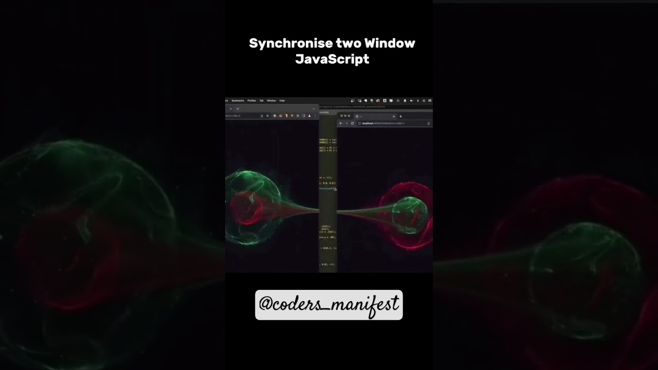 Synchronize Two Browser Windows Using JavaScript