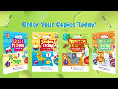 Lil Legends Writing Books Number Tracing and Activity Book Level 1 for ...