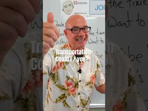 Transportation - Could I / you? (requests) | #shorts - Mark Kulek ESL