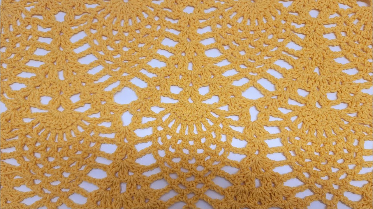 How To Crochet Pineapple Stitch Tutorial