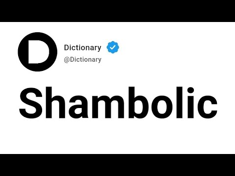 Shambolic Meaning In English