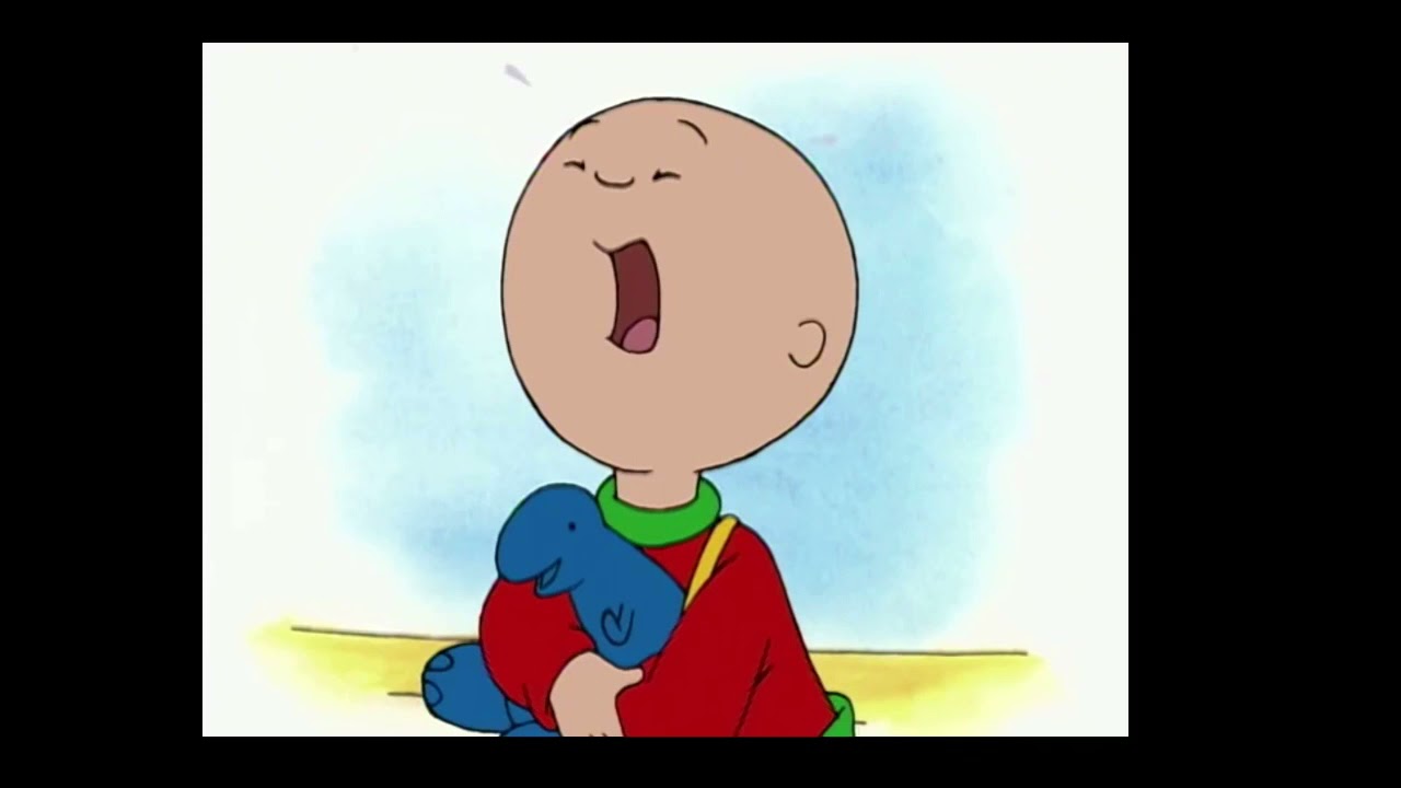 Caillou crying at 08x speed
