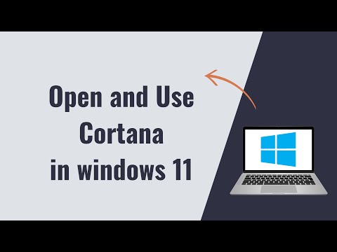 how to open and use cortana in windows 11