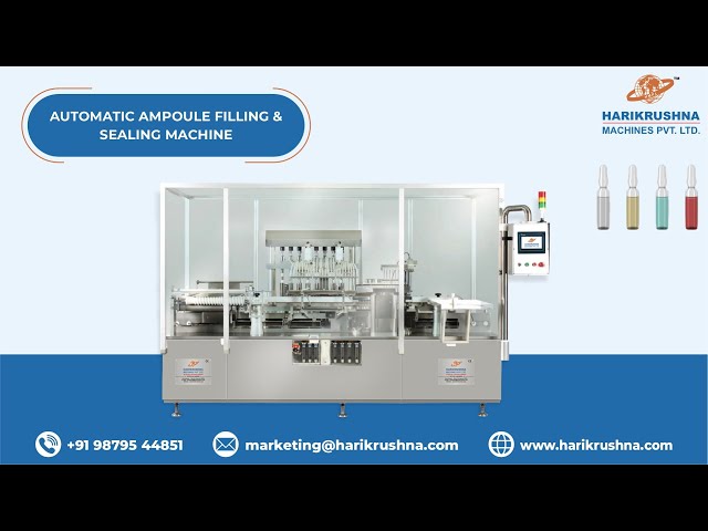 Ampoule Filling Machine - Automatic Ampoule Filling & Sealing Machine ...