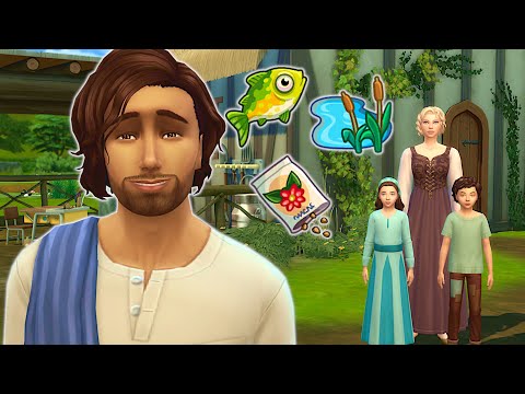 I made my sims live a simple life off the grid! // Sims 4 simple living challenge