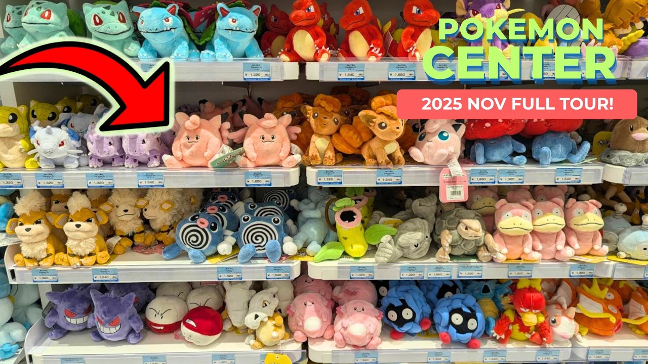 Ditto is BACK!! Pokémon Center Full Tour November 2025 at the new Fukuoka Pokémon Center!!