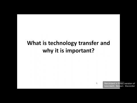 What is technology transfer and why it is important?