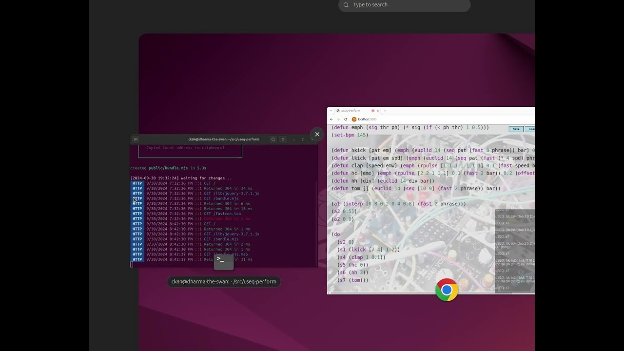 uSEQ Livecoding Improv