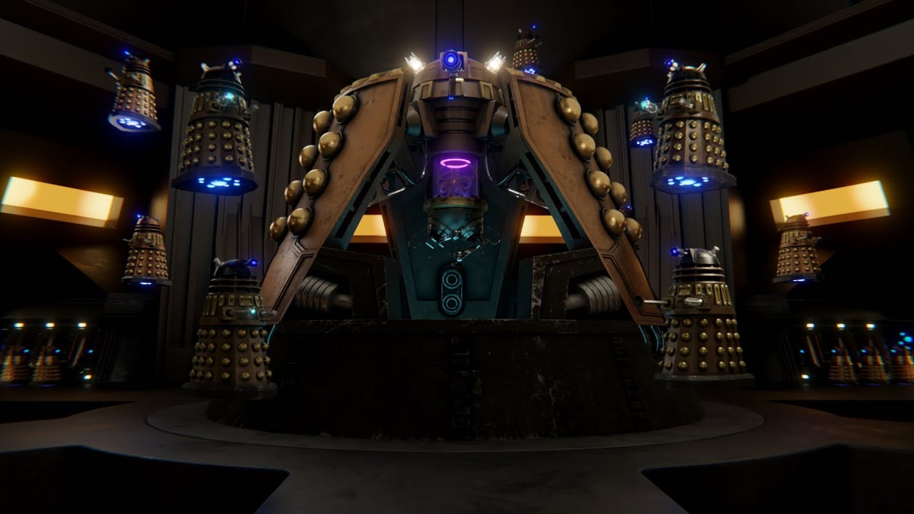 Doctor Who Blender Animation | The Dalek Emperor's Throne Room | 'The Parting of the Ways'