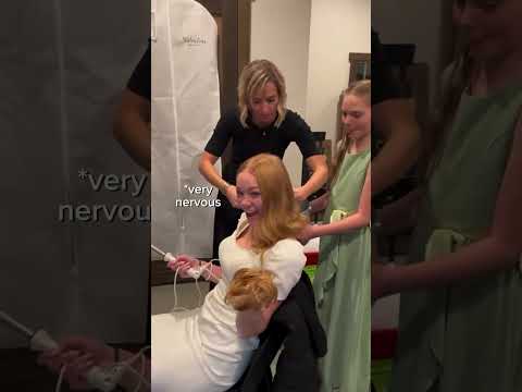 You Need To See This Last Minute Wedding Haircut.. credits in description #wedding #hairstyle #viral