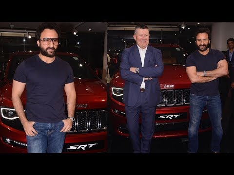 Saif Ali Khan With His New Car | JEEP Cherokee SRT