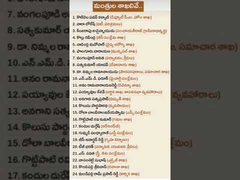 AP Ministries List | AP Cabinet Ministers