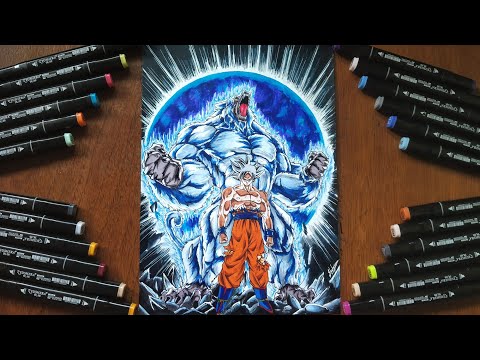 Drawing Goku Ultra Instinct | Great Ape Oozaru