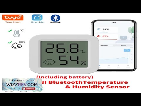Newest Tuya Bluetooth Temperature Humidity Sensor LCD Thermometer Mini Smart Electric Review