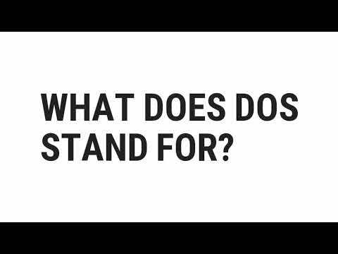 What Does DOS Stand For? | Top Quizzes Online