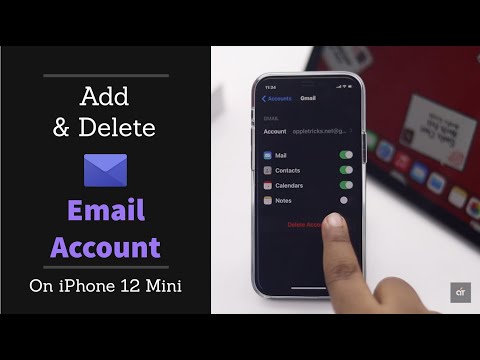 Add & Delete Email Account on iPhone 12, 12 Mini, 12 Pro, 12 Pro Max