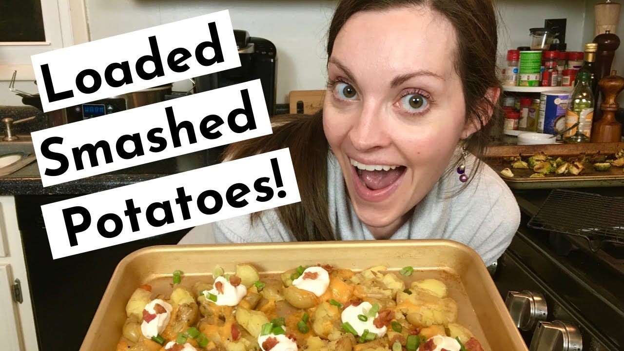 Loaded Smashed Potatoes | Easy Side Dish