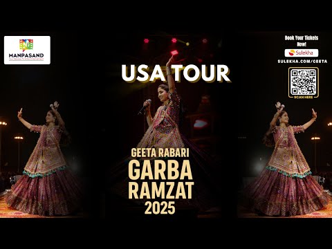 Geeta Rabari Live Navratri Garba in New Jersey on Sep 12, 2025 at New Jersey Convention and ...