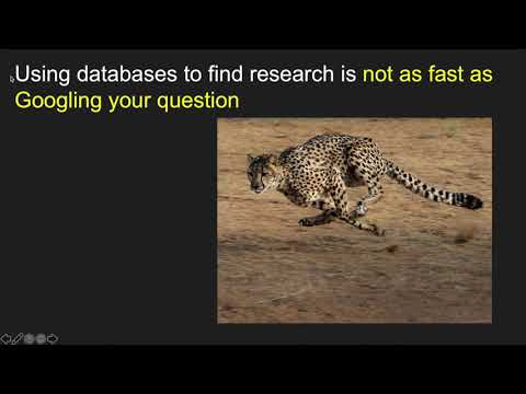 Using Databases for Research: View 1st
