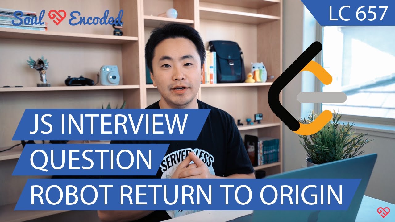 Javascript Interview Problem - Robot Return To Origin - Leet Code 657