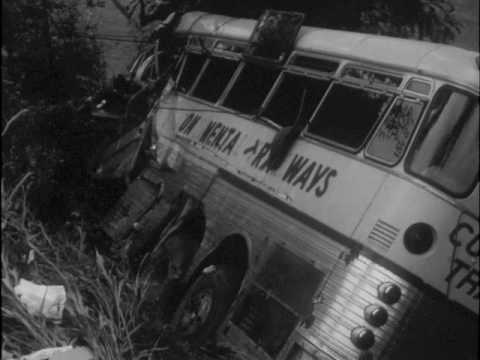 1966 Nine killed, seventeen injured when a Trailways bus and tractor trailer collide