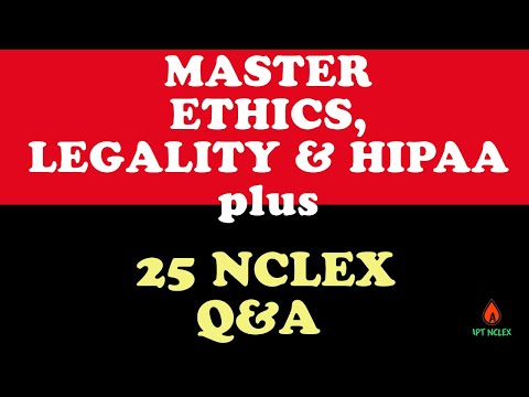 NCLEX Practice Questions: Comprehensive Ethics & Legal Nursing Concepts Review | ADAPT NCLEX