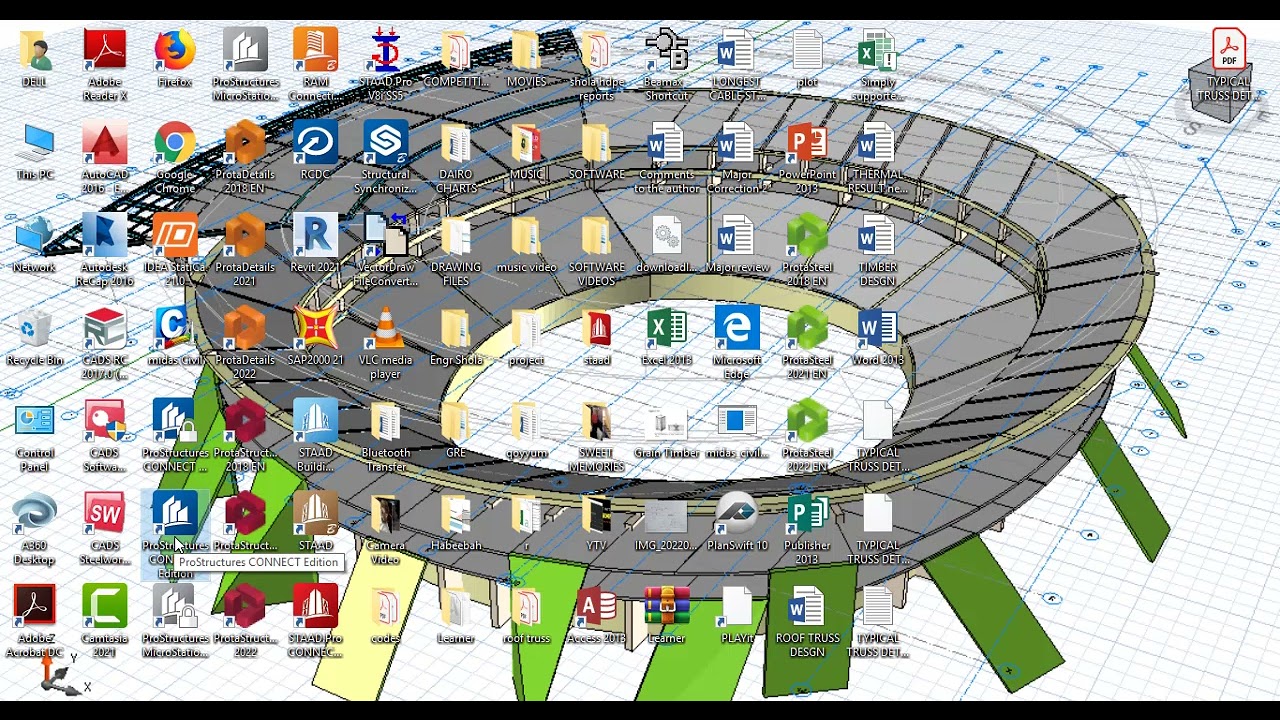 Interoperability of Staad pro, ProStructure & ProtaStructure with Structural Synchronizer.