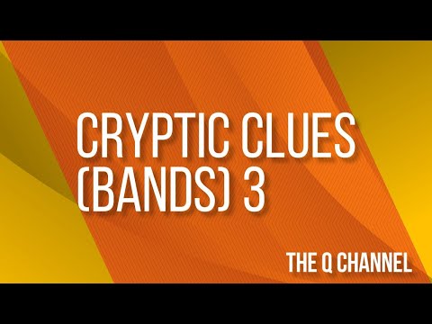 Cryptic Clues (Name the Band/Group) Quiz Round 3