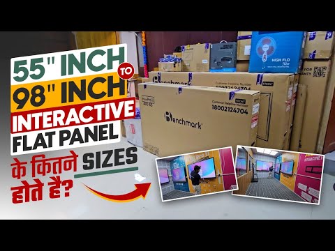 Digital Board का Size कितना होता हैँ? 55" 65"75"86"98" Sizes of Interactive Flat Panel