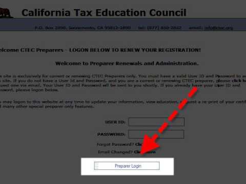 CTEC Continuing Education California Tax Education Council