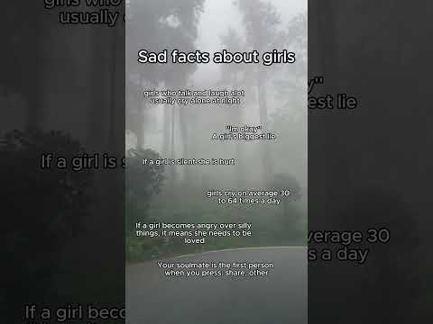 Sad facts about girls