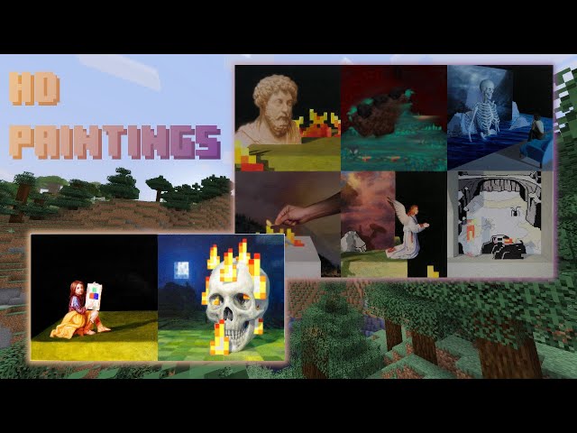 HD Paintings (BEDROCK EDITION) Minecraft Texture Pack