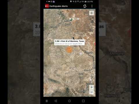 3.0 Earthquake Mentone, Texas 3-27-20