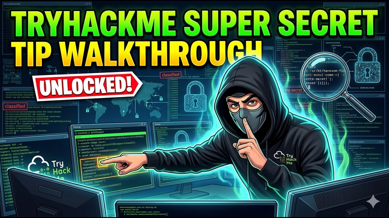 TryHackMe Free Room | Super Secret Tip Walkthrough | SSTI Exploitation |Python (Full Guide)