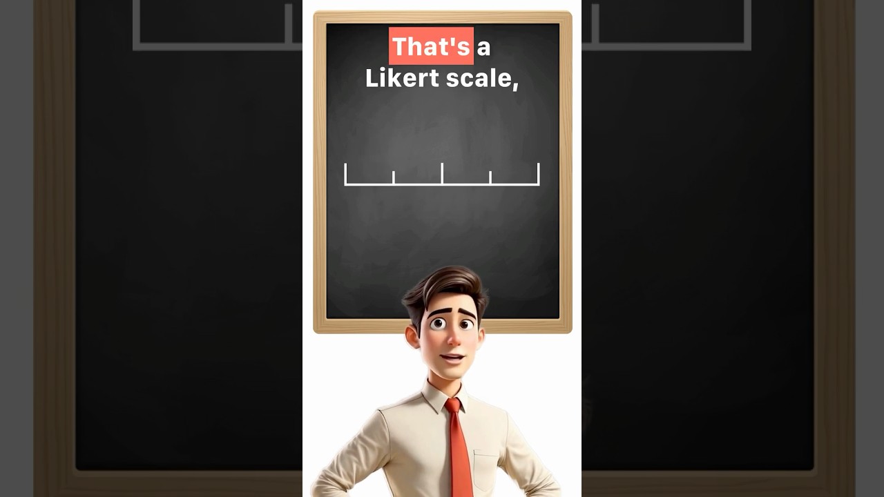 Likert Scale Explained in 30 Seconds 📝