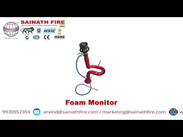 Water Monitors And Water Cum Foam Monitors - Spray jet Foam Monitor ...