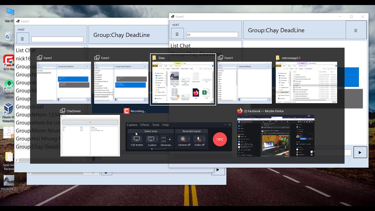 Demo Socket - Winform - C#