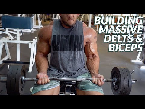 BUILDING MASSIVE DELTS & BICEPS | Full Workout