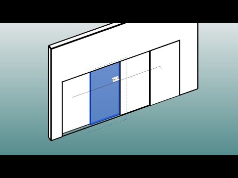 Revit Exercise (Day 201)- Sliding door with adjustable panel number