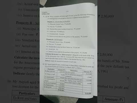 cma inter Direct Indirect tax paper june 2025 #cma #exam