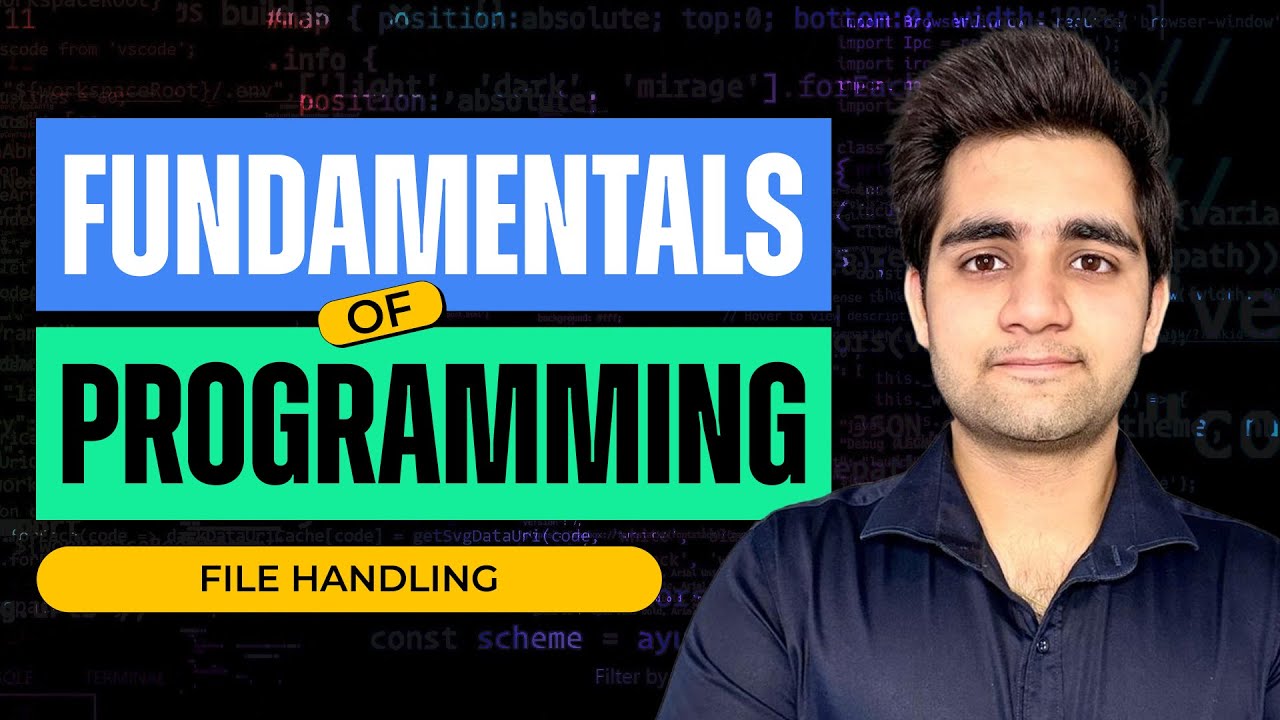 Fundamentals of Programming - File Handling