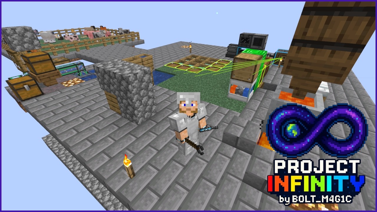 Project Infinity - Ep 03 - Applied Energetics 2 Or Refined Storage?