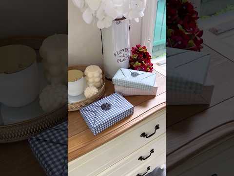How to wrap a box #gifts #giftbox #giftwrapping