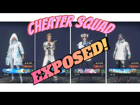 Cheater Squad Exposed - Names On - PUBG PC