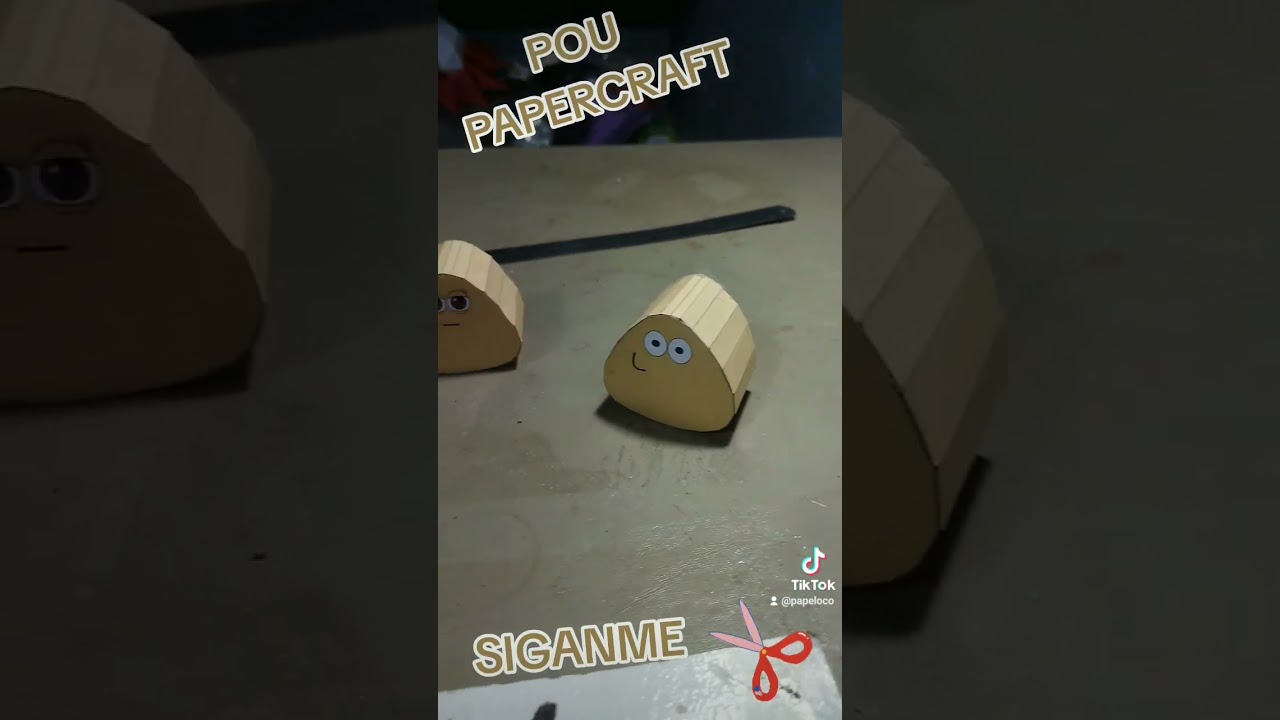 POU PAPERCRAFT/PAPEL/PAPEKURA/MANUALIDADES/ARTE/PAPEKURA