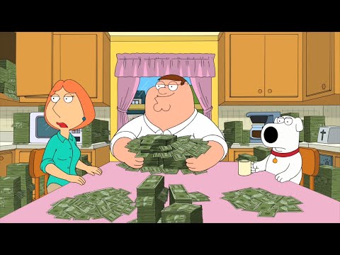 Family Guy - Griffins won the lottery 150.000.000$